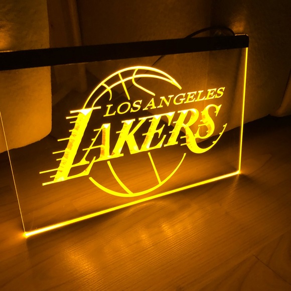 Other | Los Angeles Lakers Led Neon Light Sign 8x12 | Poshmark